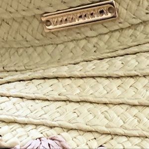 Ellen Tracy | Accessories | Nwt Ellen Tracy Summer Straw Hat Trimmed In ...